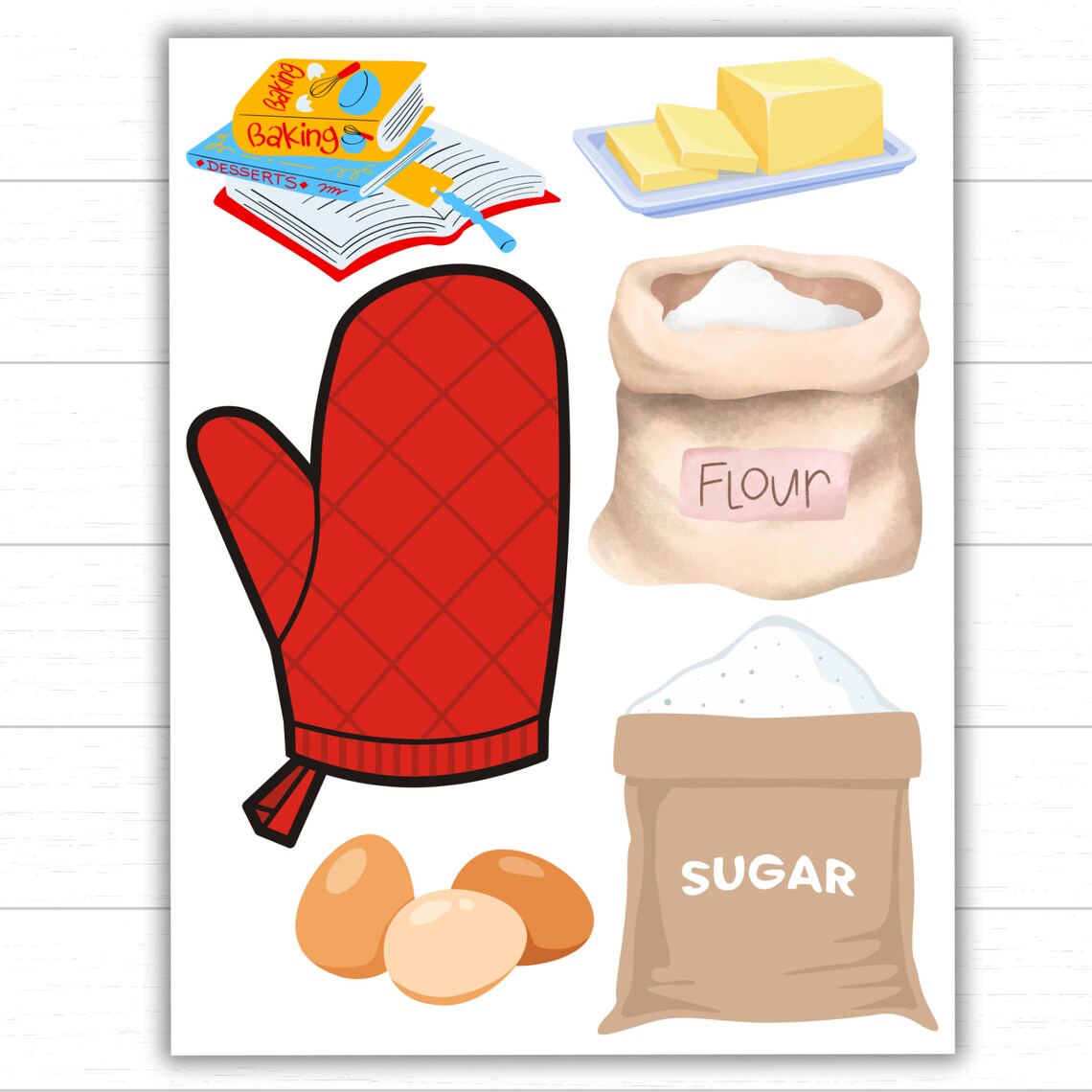 Christmas Cookie Baking Pretend Play Set, Holiday Cookie Baking Pretend ...