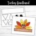 Turkey Headband Craft, Turkey Hat Paper Crown, Thanksgiving Turkey ...