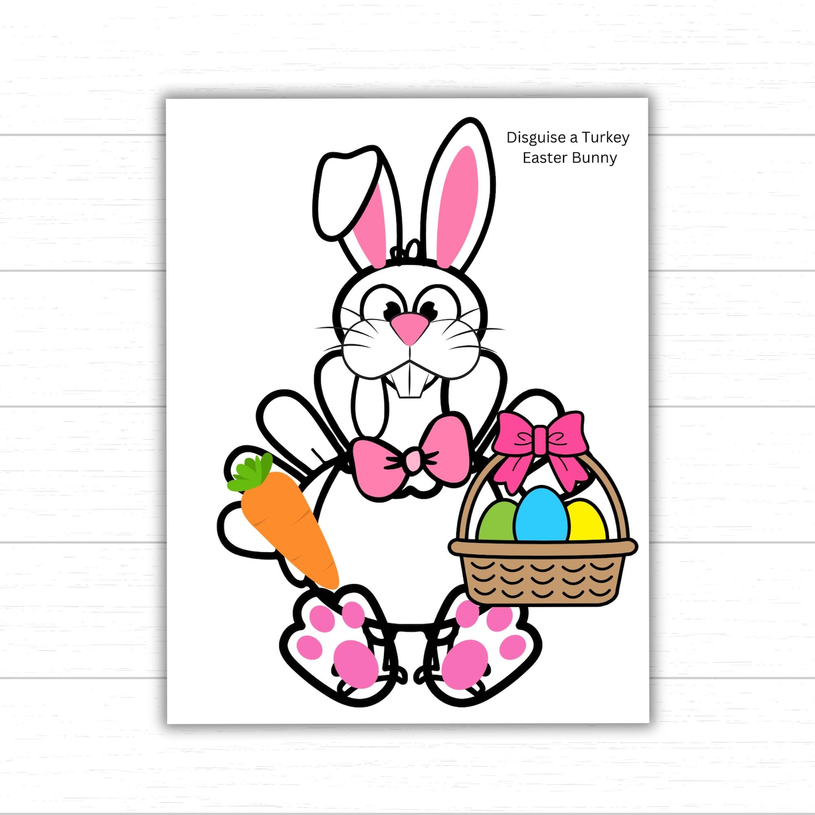 Disguise a Turkey Easter Bunny, Easter Bunny Disguise, Easter Bunny ...