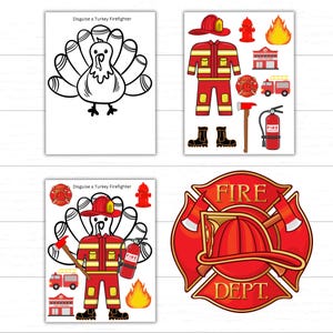 Disguise a Turkey Firefighter, Firefighter Turkey, Disguise a Turkey ...