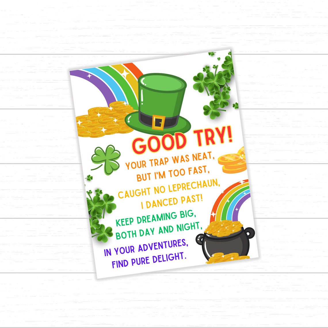 Leprechaun Letter to Child, Printable Leprechaun Letters to Kids ...