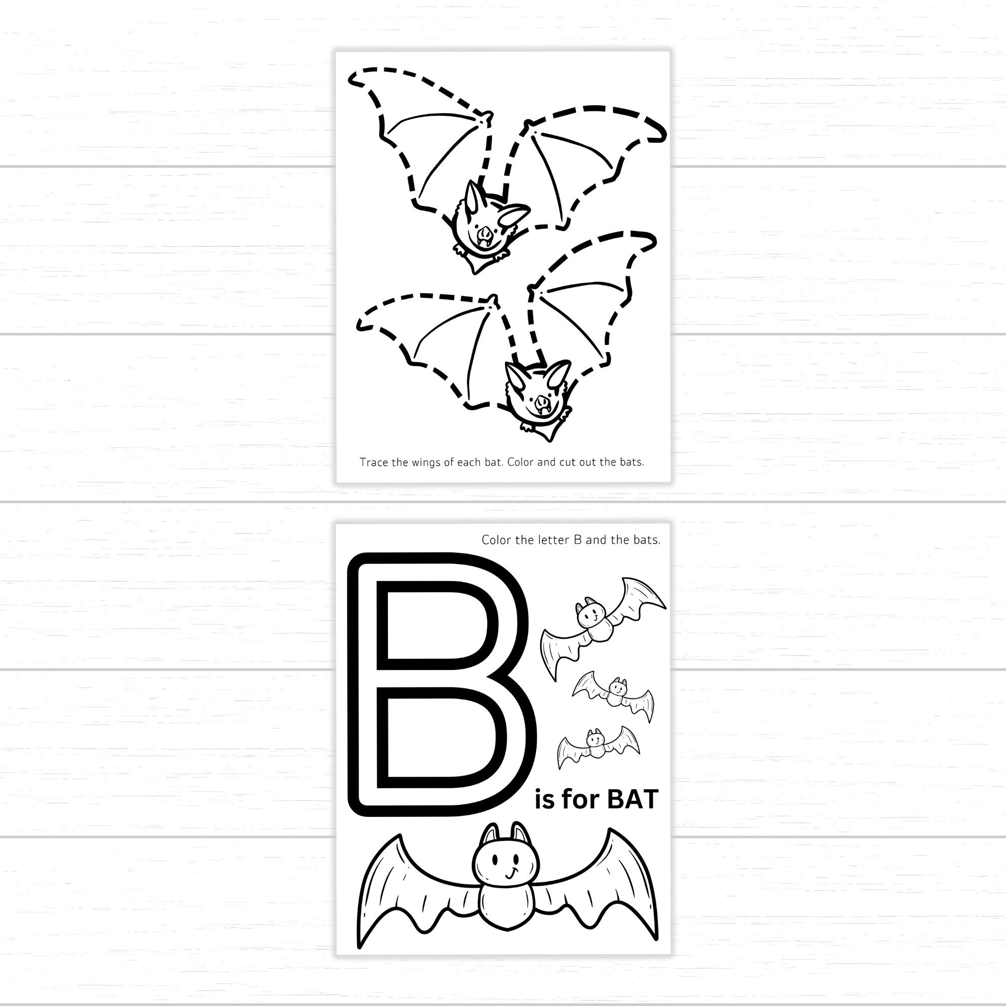 Bat Activity Pack Printable, Bat Worksheets, Bat Unit, Bat Learning Set ...
