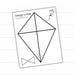 Design a Kite Printable, Decorate a Kite, Kite Craft, Spring Kite ...