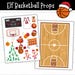 Elf Basketball Props, Christmas Elf Basketball Scene, Set Up ...