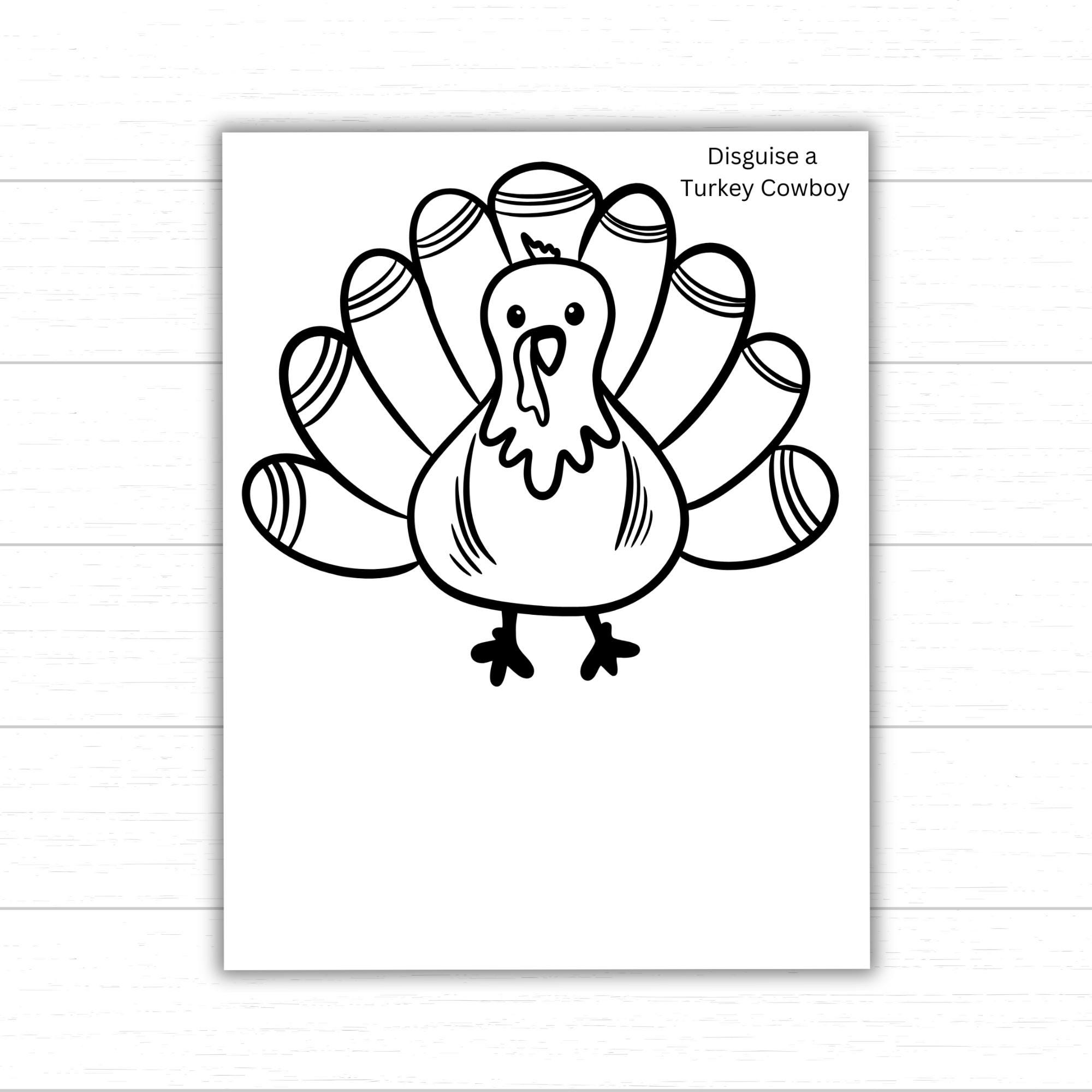 Disguise a Turkey Cowboy, Cowboy Turkey, Cowboy Turkey in Disguise ...