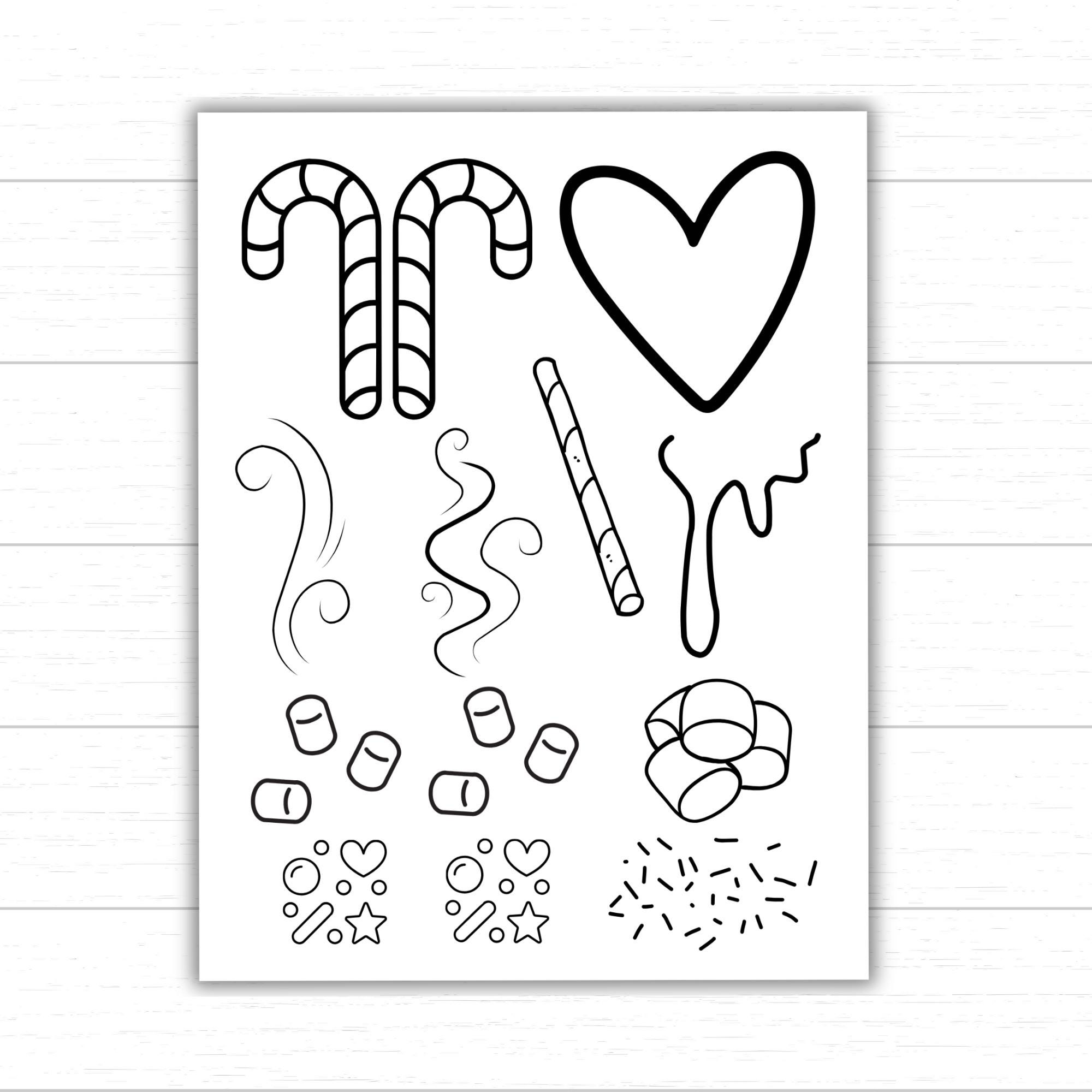 Hot Chocolate Craft, Hot Cocoa Craft, Printable Winter Craft for Kids ...