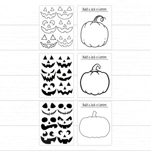 Build A Jack-o-lantern, Jack-o-lantern Faces, Pumpkin Faces, Jack-o ...