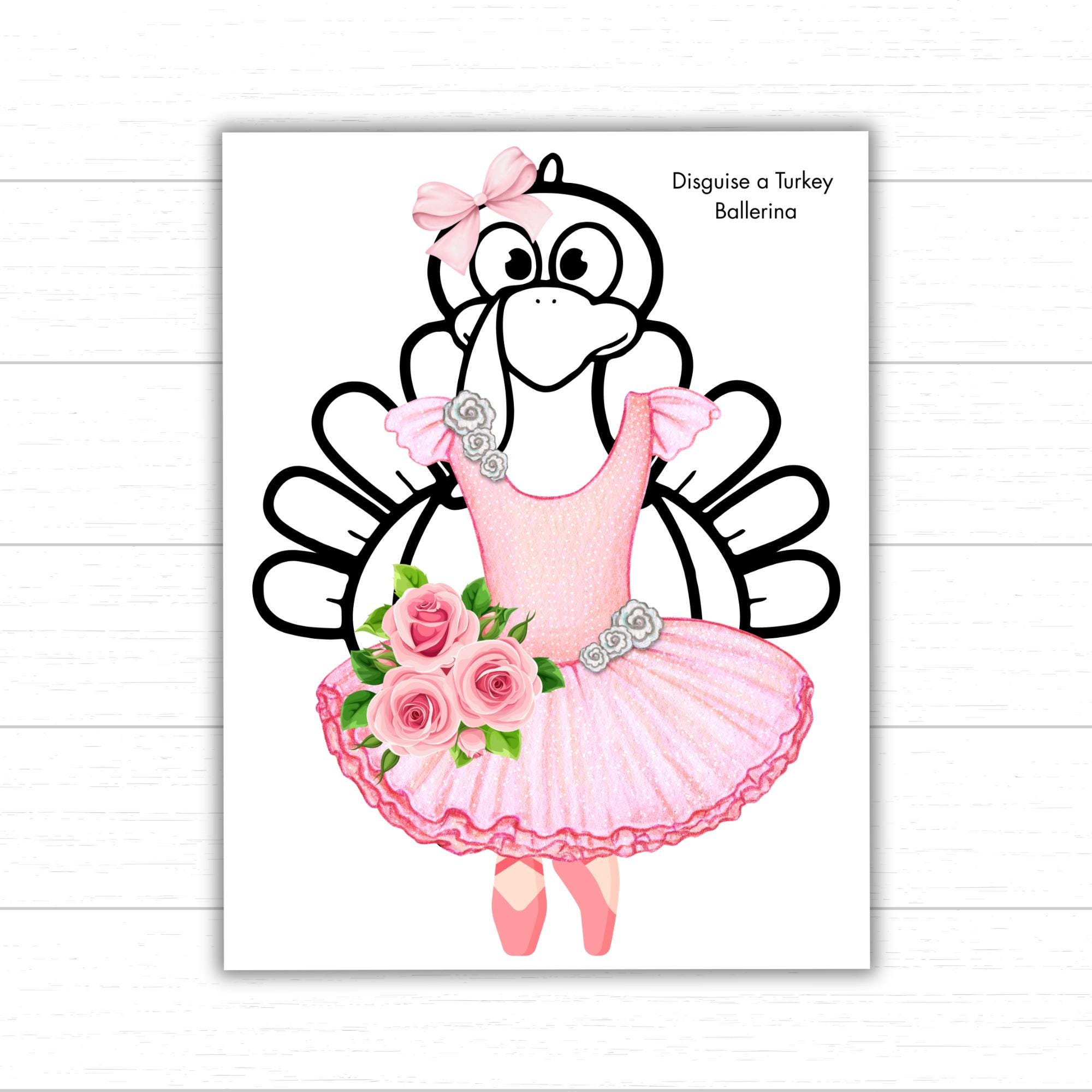 Disguise a Turkey Ballerina, Ballerina Turkey Disguise, Dancer Turkey ...