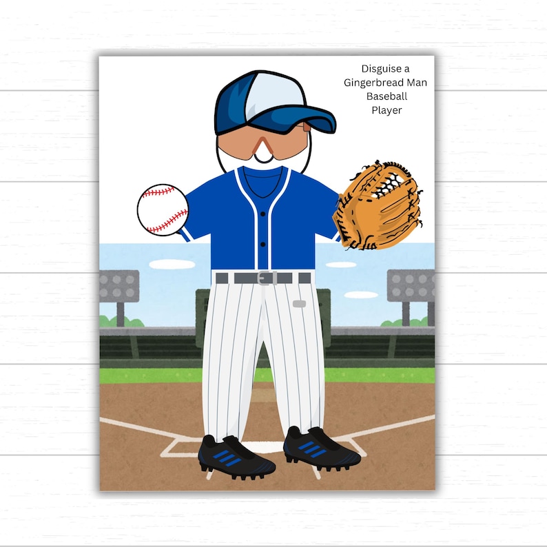 Disguise a Gingerbread Man Baseball Player, Gingerbread Man Disguise ...