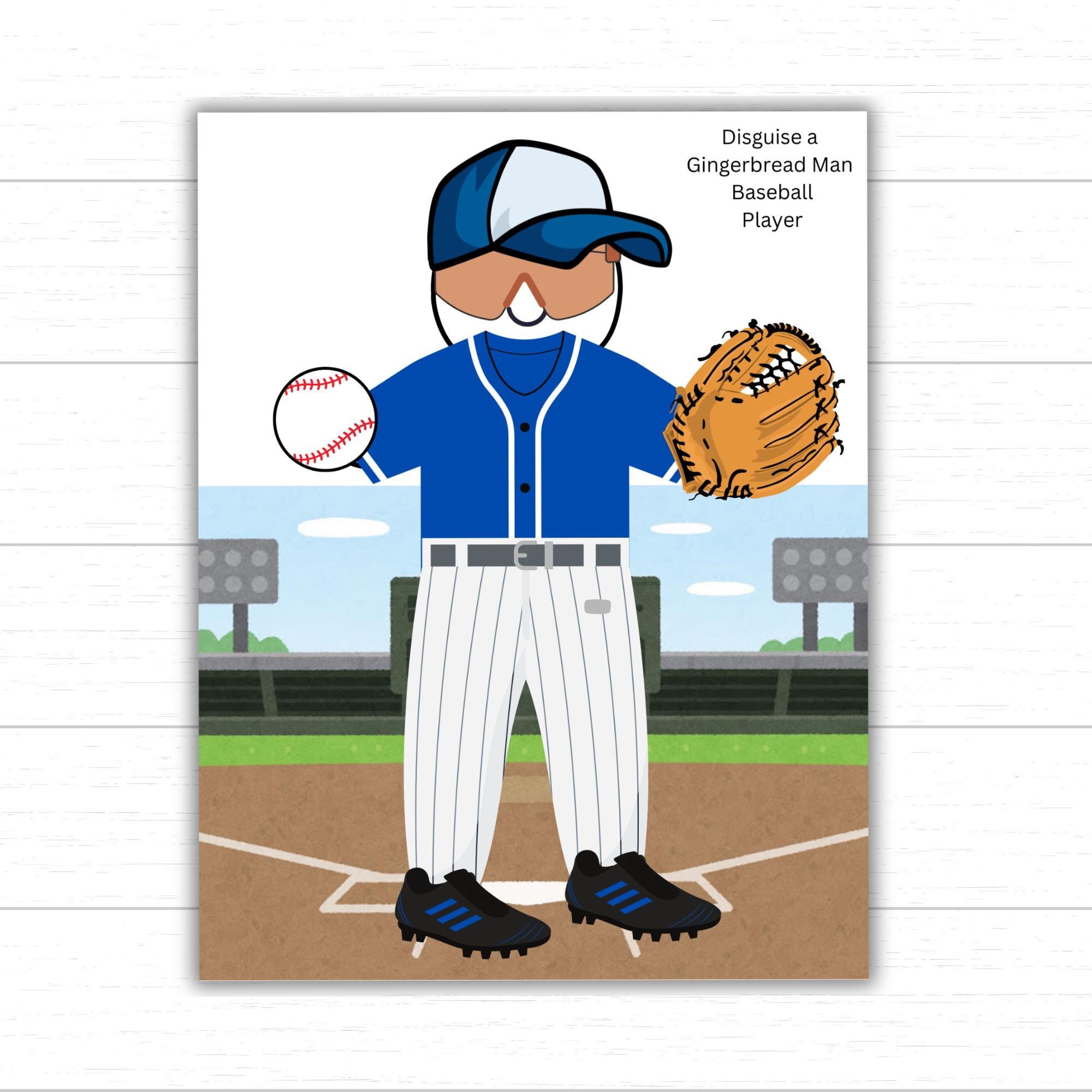 Disguise a Gingerbread Man Baseball Player, Gingerbread Man Disguise ...