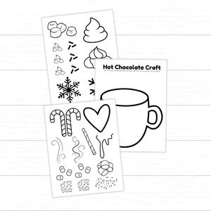 Hot Chocolate Craft, Hot Cocoa Craft, Printable Winter Craft for Kids ...
