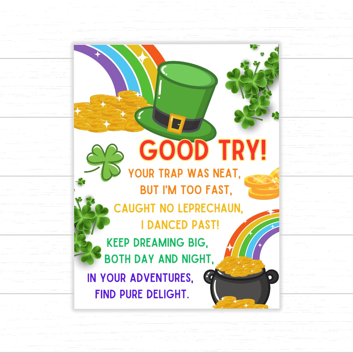 Leprechaun Letter to Child, Printable Leprechaun Letters to Kids ...