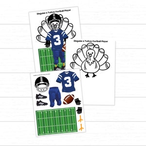 Disguise a Turkey Football Player, Turkey in Disguise Football Player ...