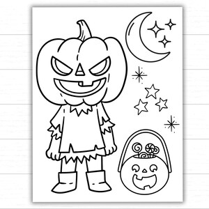 Trick or Treat Coloring Pages, Halloween Costume Coloring Pages ...
