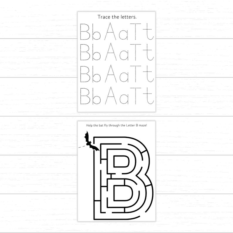 Bat Activity Pack Printable, Bat Worksheets, Bat Unit, Bat Learning Set ...