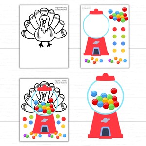 Disguise a Turkey Gumball Machine, Gumball Machine Turkey, Turkey in ...
