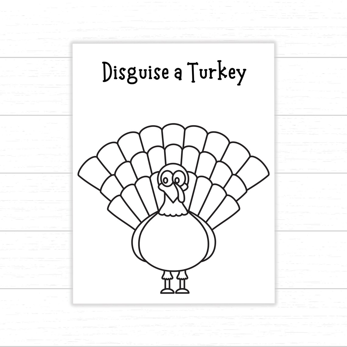 Disguise A Turkey Project Turkey In Disguise Printable Disguise A