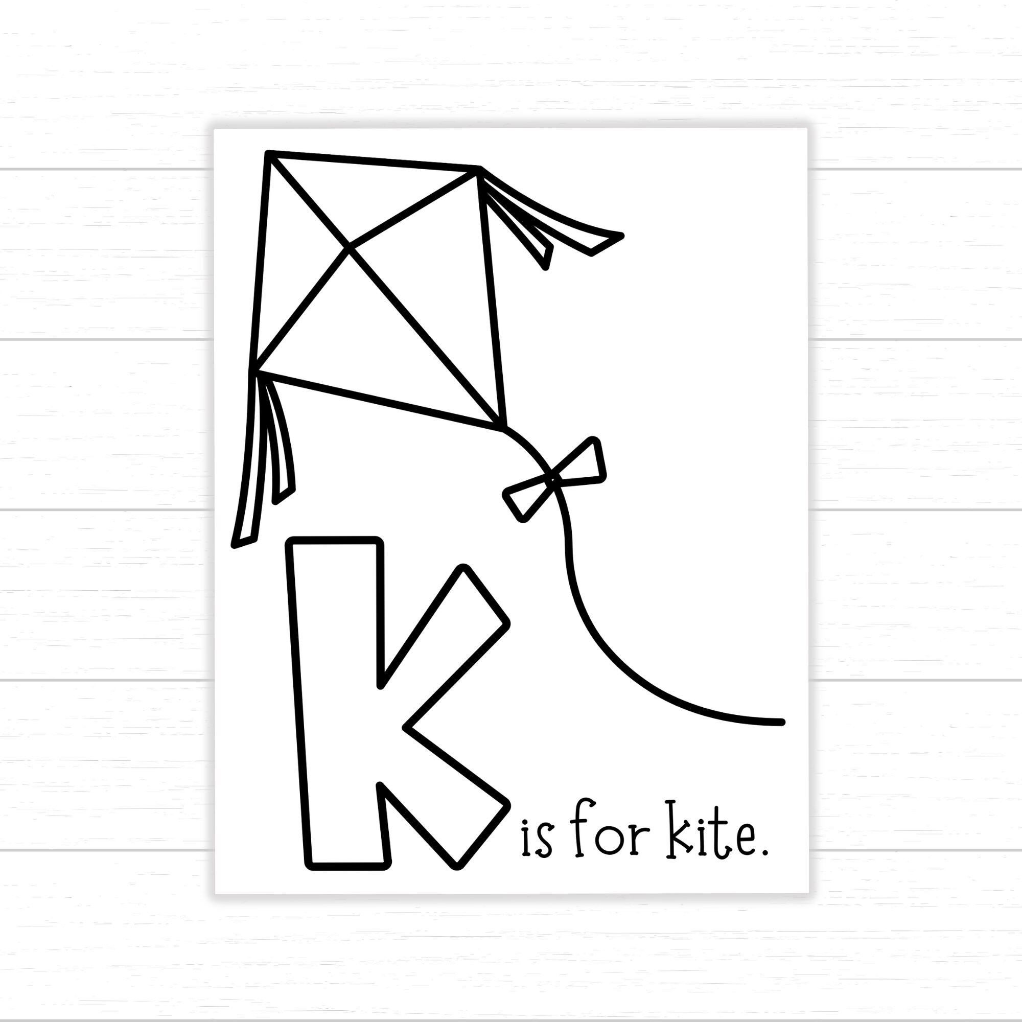 Kite Activity Pack for Kids, Kite Printables, Printable Kite Coloring ...