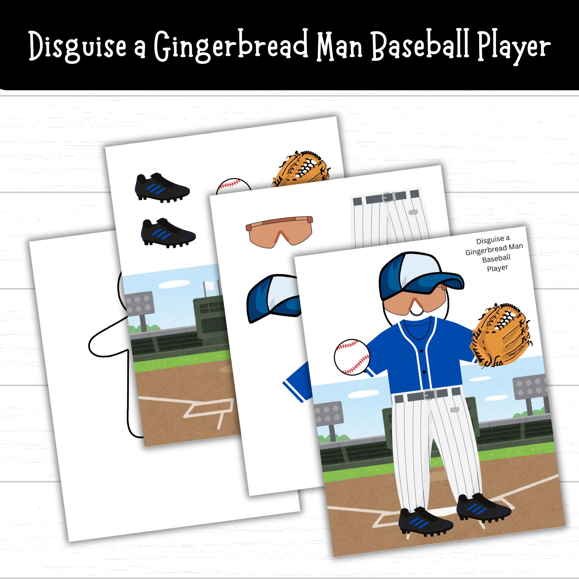 Disguise a Gingerbread Man Baseball Player, Gingerbread Man Disguise ...