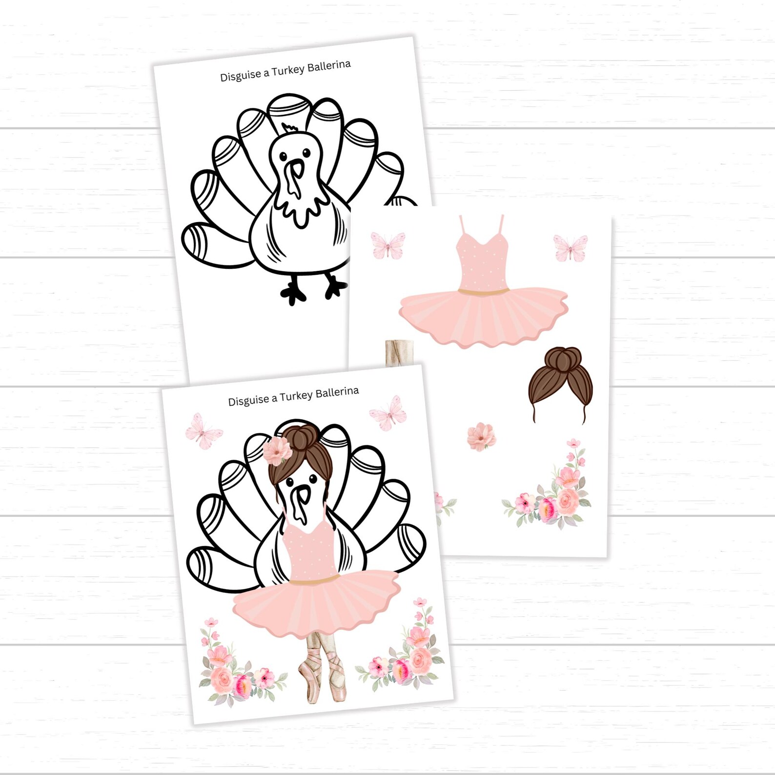 Disguise a Turkey Ballerina, Ballerina Turkey, Disguise a Turkey ...