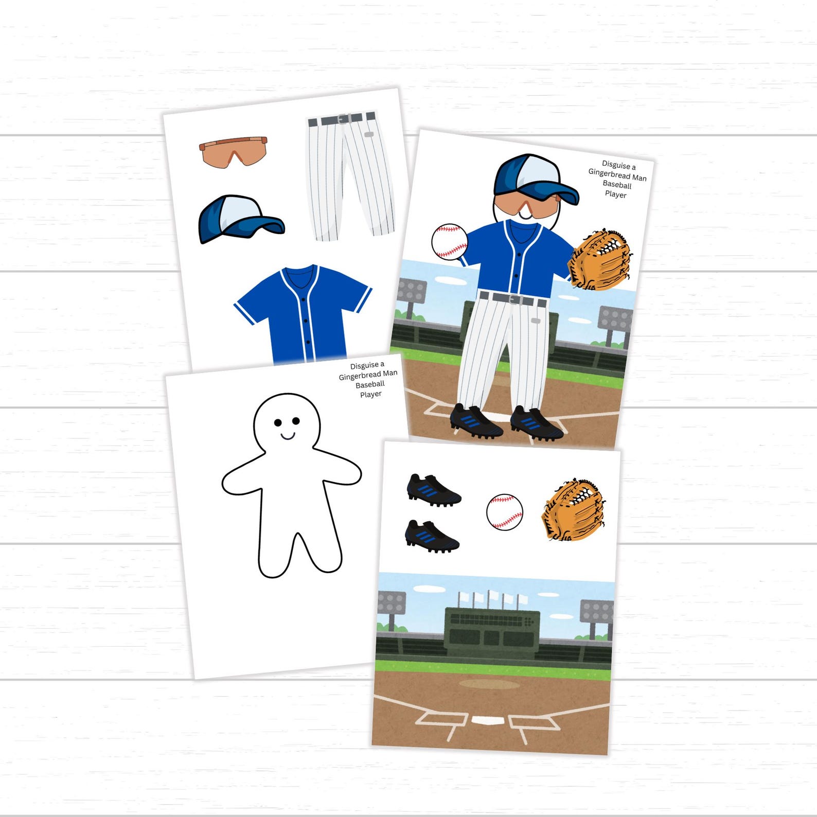 Disguise a Gingerbread Man Baseball Player, Gingerbread Man Disguise ...