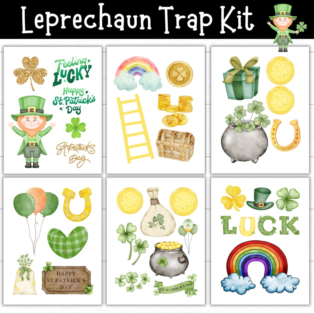 Leprechaun Trap Kit Printable, Printable Leprechaun Trap Kit ...