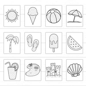 Summer Dot Marker Activities, Printable Dot Art, Do a Dot, Dot Marker ...