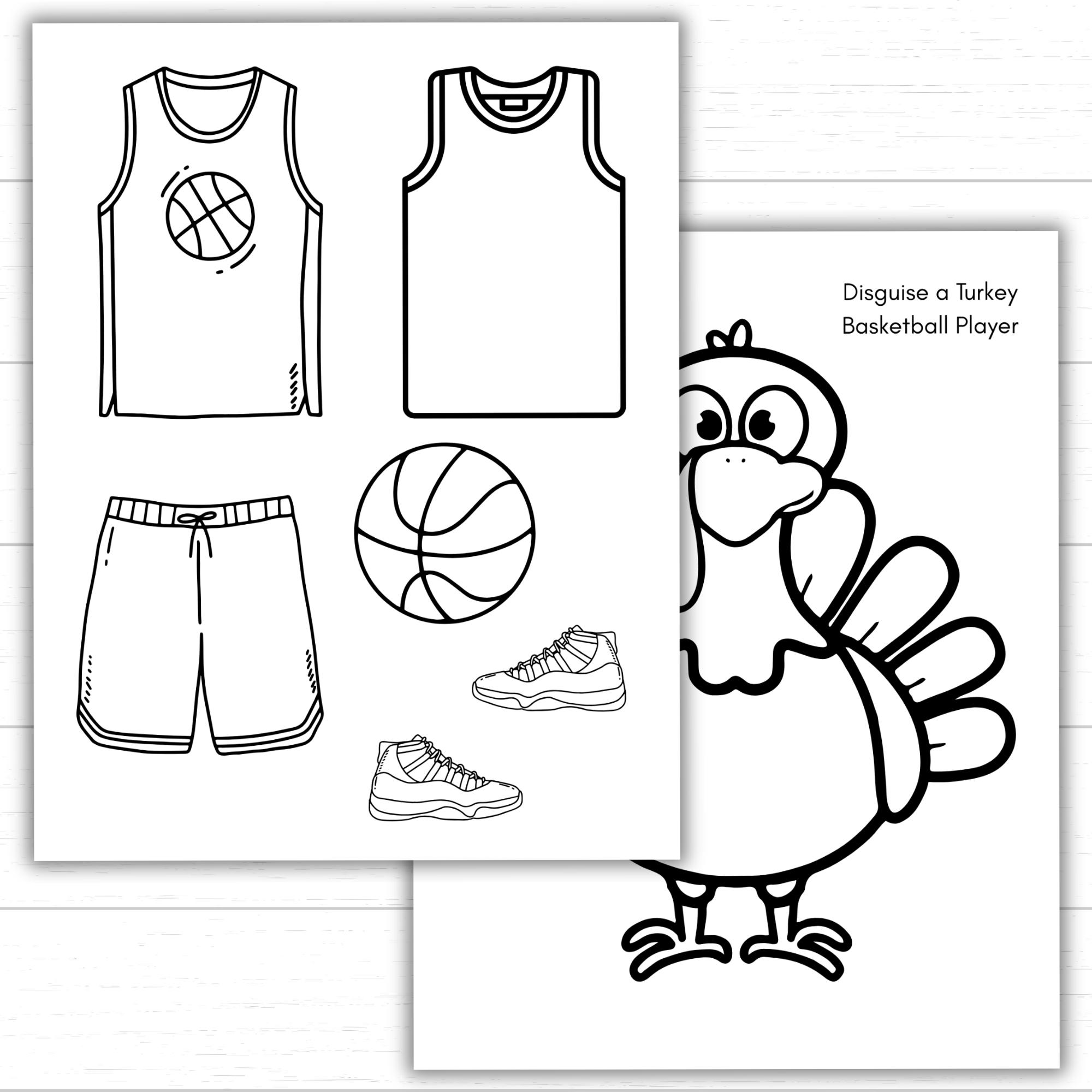 Disguise a Turkey Sports Bundle, Sport Turkey Disguise Project ...