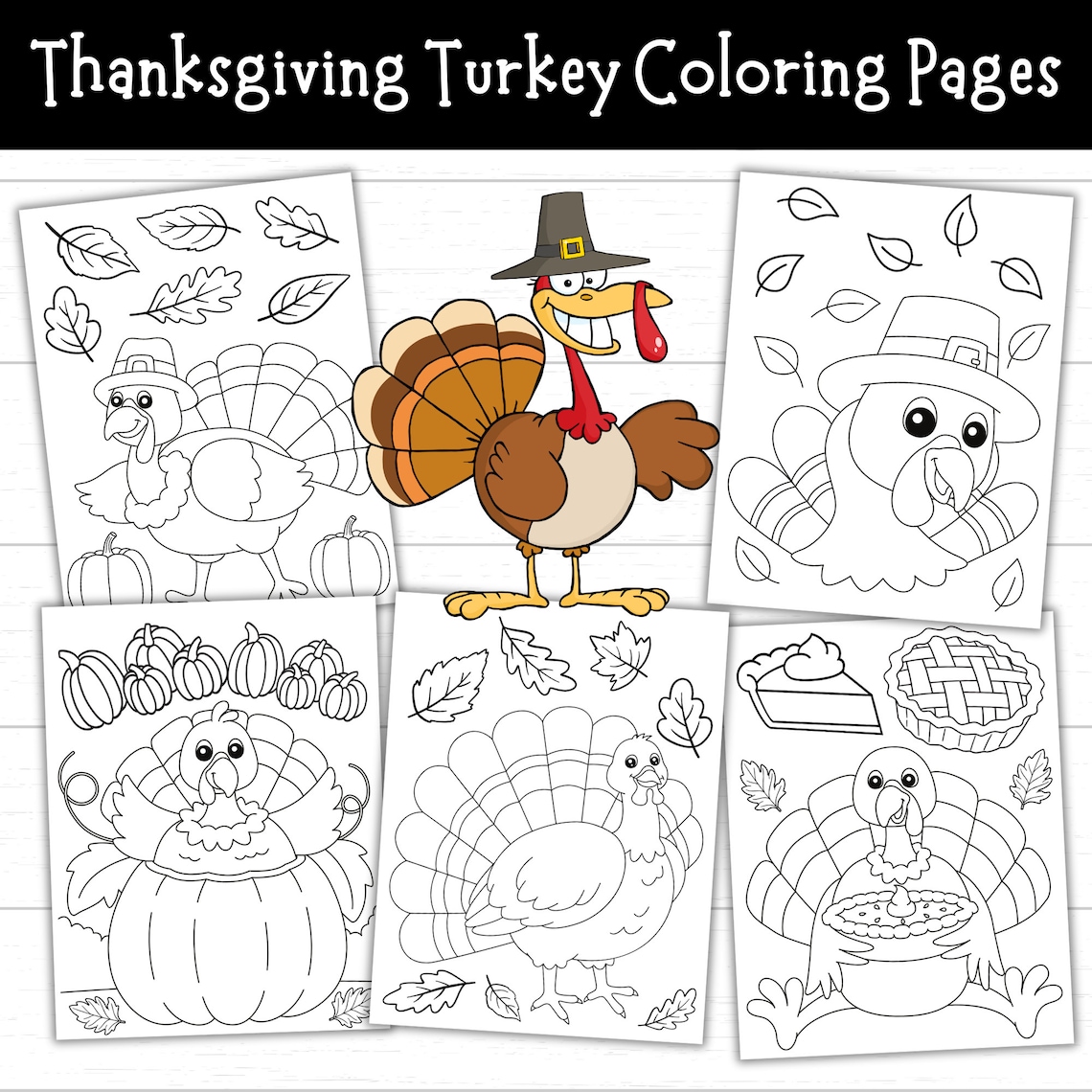 Thanksgiving Turkey Coloring Pages, Printable Turkey Coloring Pages ...