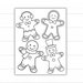 Gingerbread Man Coloring Pages, Gingerbread Man Cookie Coloring Pages ...