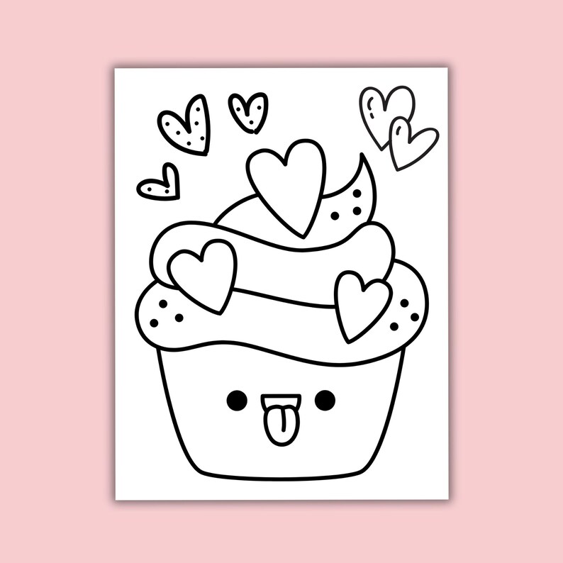 Valentine's Day Coloring Pages for Kids – 3 Printable February Activity ...