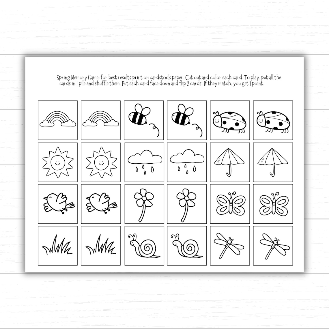 Spring Placemat Activity Pack, Printable Spring Activities for Kids ...