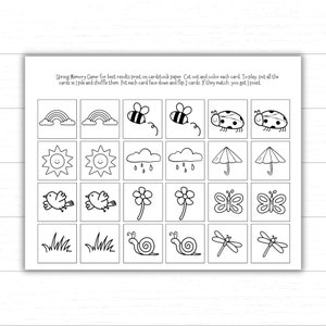 Spring Placemat Activity Pack, Printable Spring Activities for Kids ...