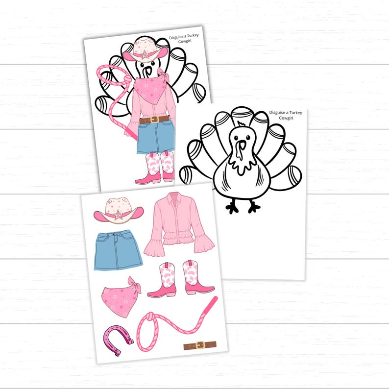 Disguise a Turkey Cowgirl, Cowgirl Turkey, Turkey in Disguise, Turkey ...