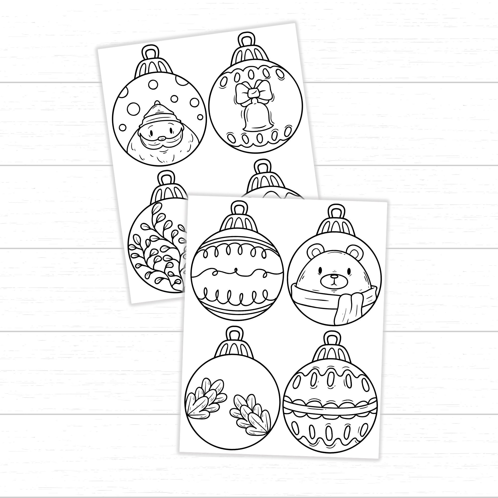 Christmas Ornament Coloring Pages, Christmas Coloring Pages for Kids ...