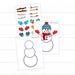 Build a Snowman Printable, Snowman Cut and Paste Printable, Printable ...