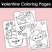 Valentine's Day Coloring Pages for Kids – 3 Printable February Activity ...
