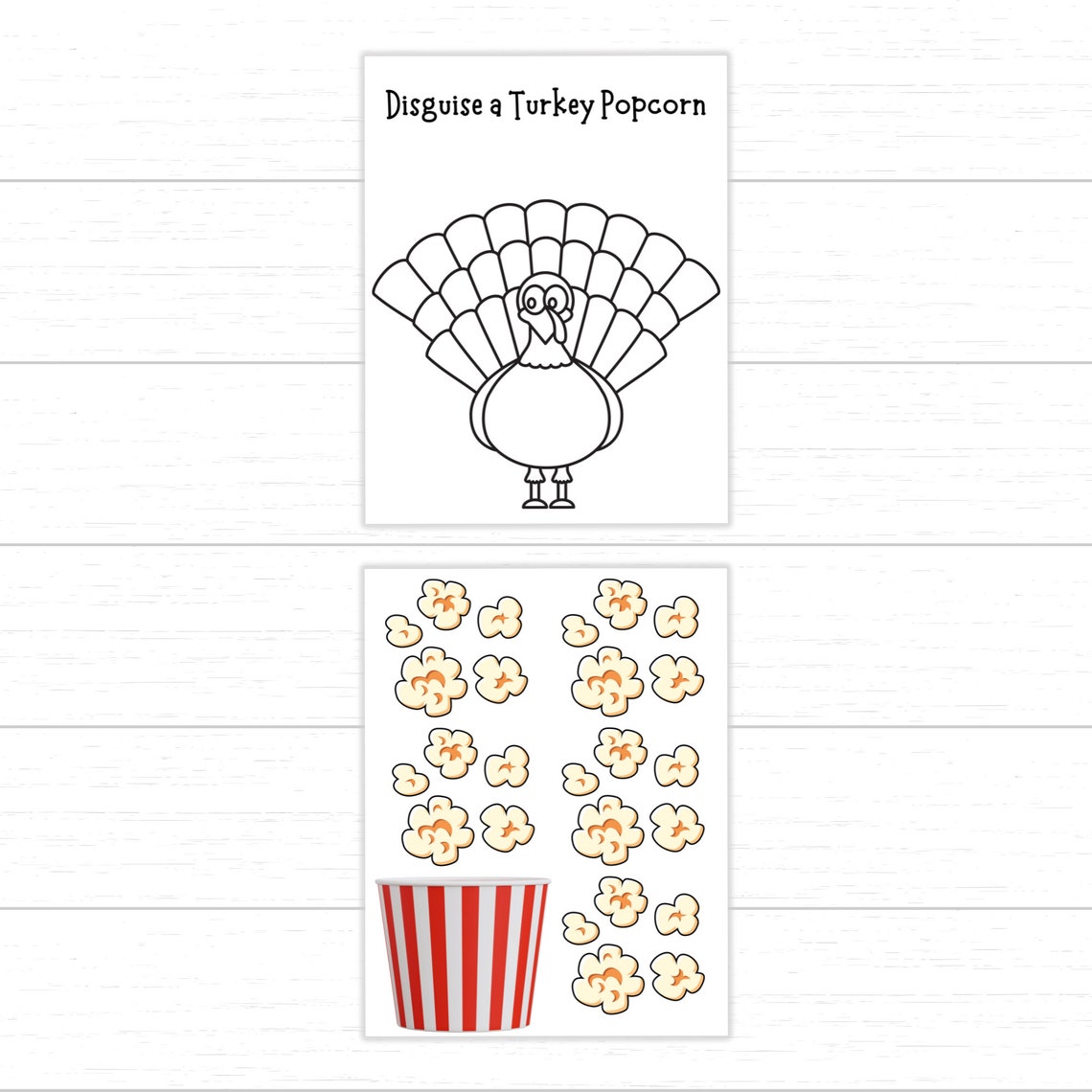 Disguise a Turkey Popcorn, Turkey in Disguise Popcorn, Popcorn Turkey ...