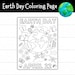 Earth Day Coloring Page, Coloring Pages for Kids, Celebrate Earth Day ...