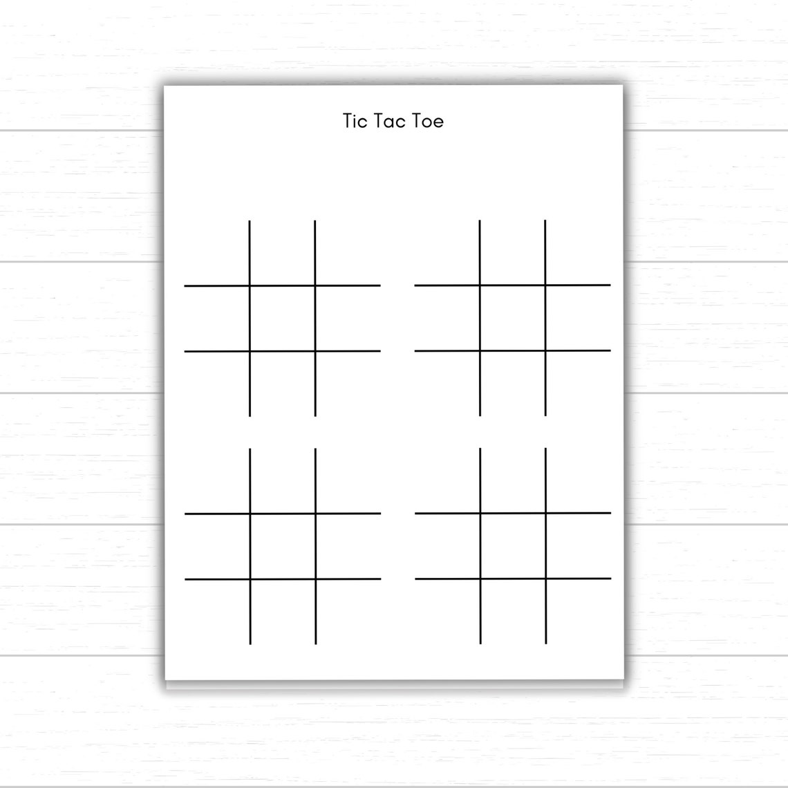Tic Tac Toe Game, Printable Tic Tac Toe, Tic Tac Toe Cards, X's and O's ...