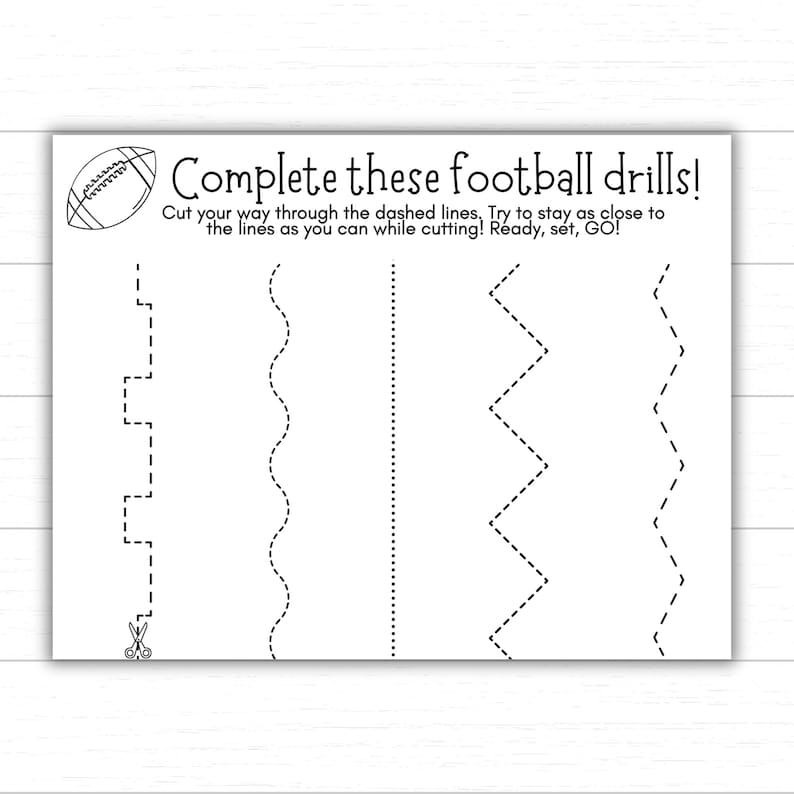 Football Activity Placemats for Kids, Printable Football Activities ...