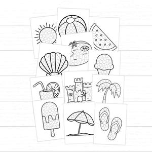 Summer Dot Marker Activities, Printable Dot Art, Do a Dot, Dot Marker ...