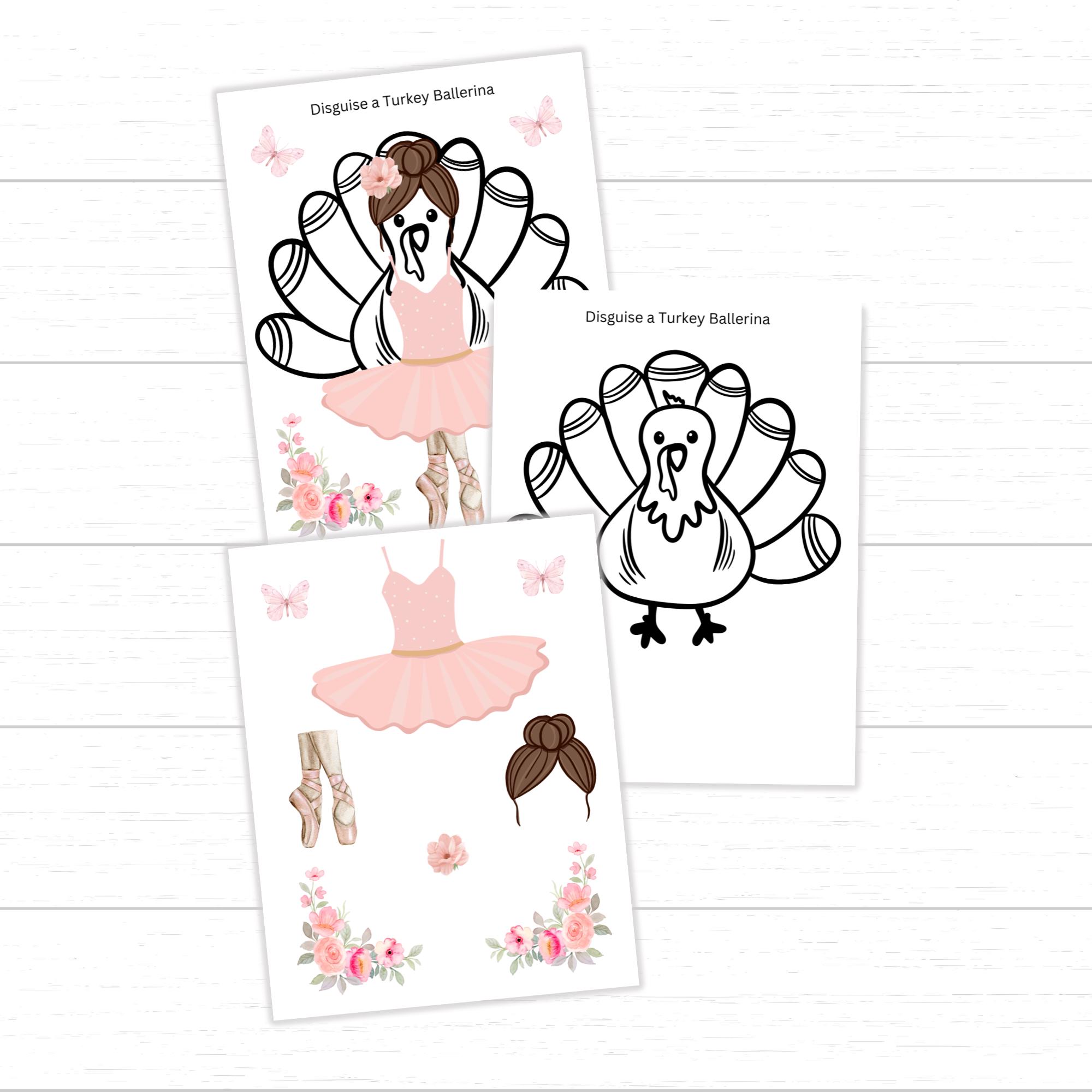 Disguise a Turkey Ballerina, Ballerina Turkey, Disguise a Turkey ...