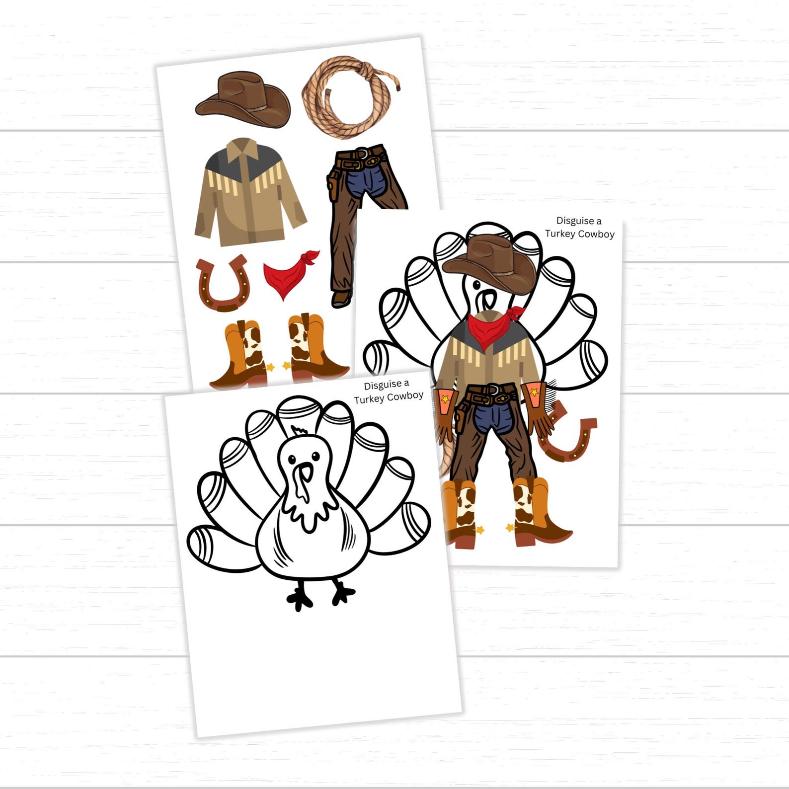 Disguise a Turkey Cowboy, Cowboy Turkey, Cowboy Turkey in Disguise ...