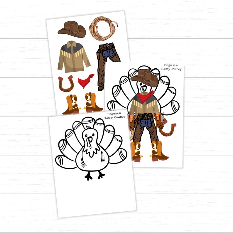 Disguise a Turkey Cowboy, Cowboy Turkey, Cowboy Turkey in Disguise ...