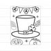 St. Patrick’s Day Coloring Pages for Kids Printable, Leprechaun Hat ...