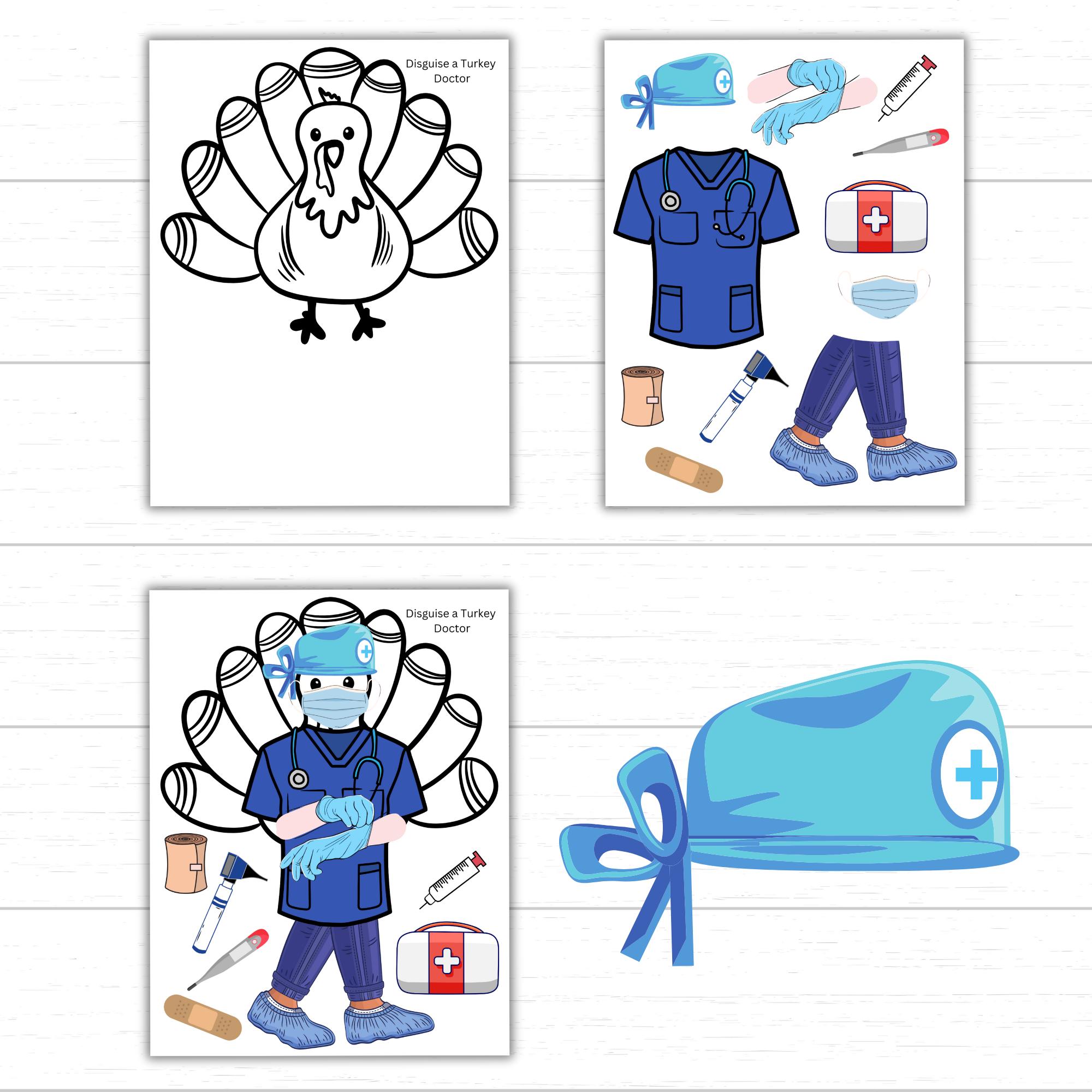 Disguise a Turkey Doctor, Doctor Turkey, Turkey in Disguise Project ...