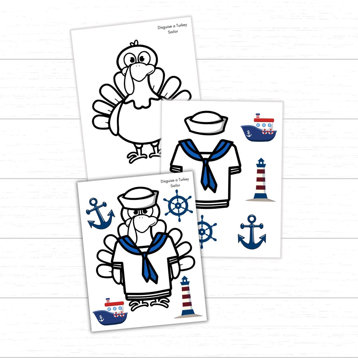 Disguise a Turkey Sailor, Turkey Disguise Project, Thanksgiving ...