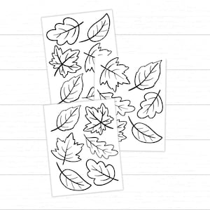 Fall Leaf Coloring Pages, Leaf Printables, Autumn Leaf Coloring Sheets ...