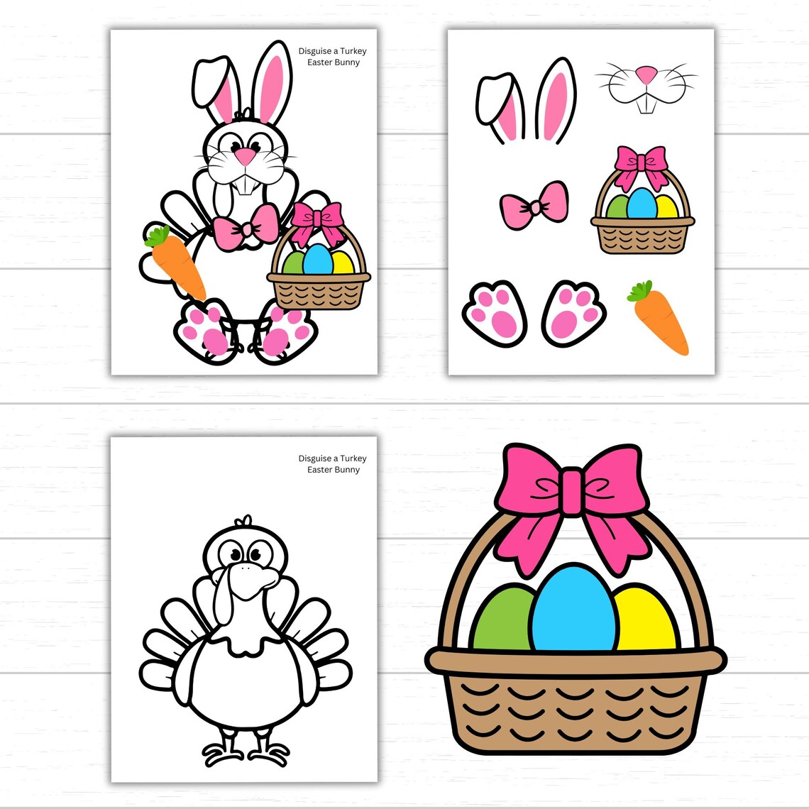 Disguise a Turkey Easter Bunny, Easter Bunny Disguise, Easter Bunny ...